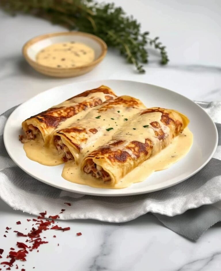 Ficelle Picarde: crêpe garnie de jambon et champignons – Les Gout